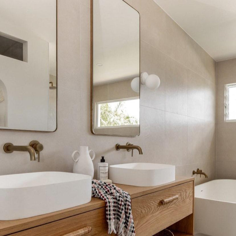 Rounded Rectangle Mirrors, Contemporary & Classic | Quality Metal ...